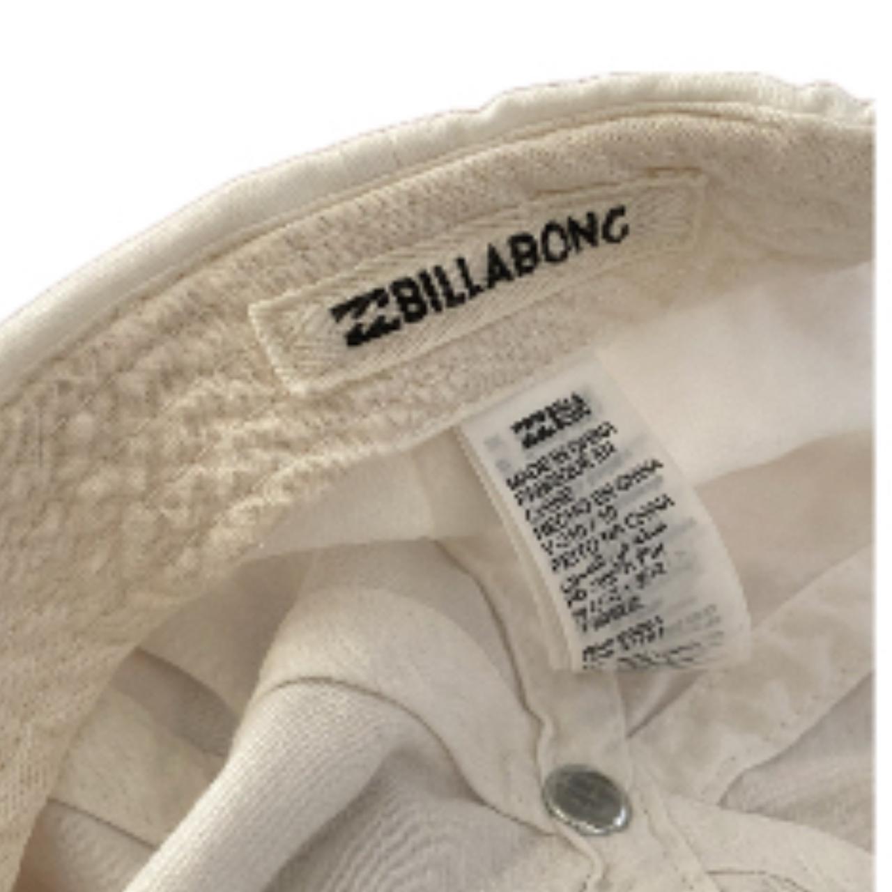 BILLABONG White cap · White, red "Billabong" label... - Depop