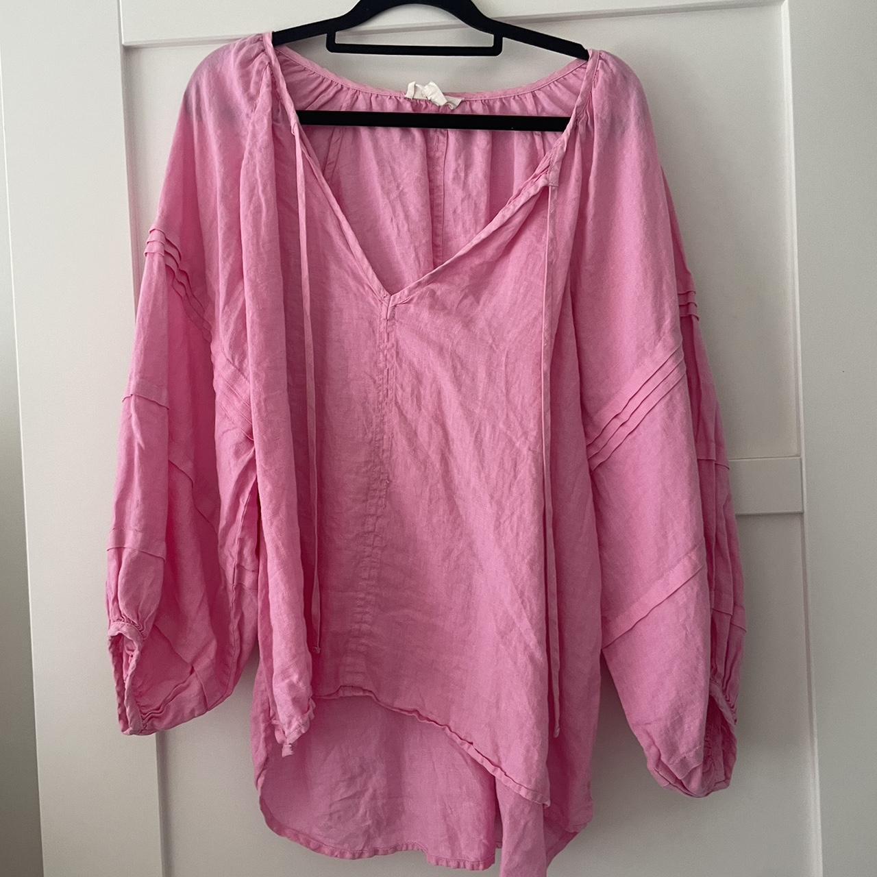 Ceres hot pink blouse. Size S. - Depop