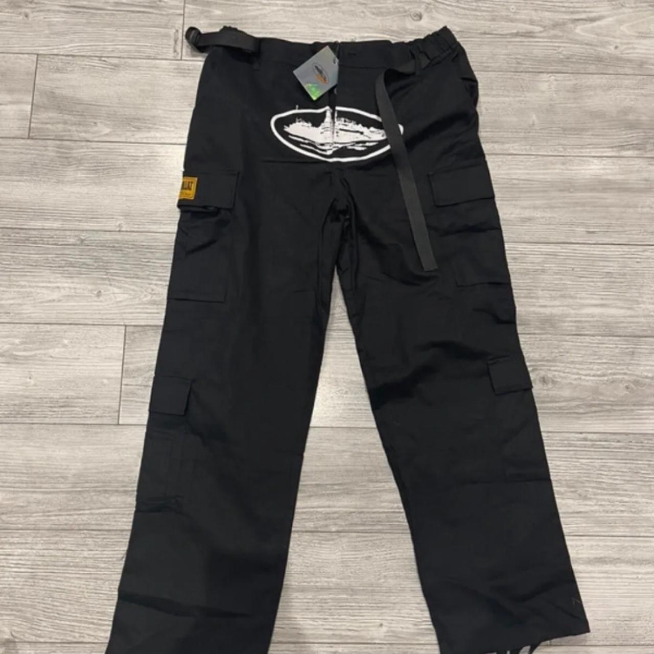 Corteiz cargos | black colour way | brand new | with... - Depop