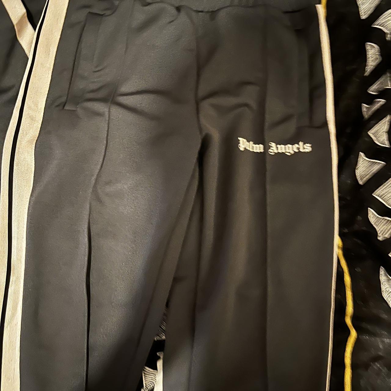 Palm angels tracksuit Grey Medium Open to offers - Depop