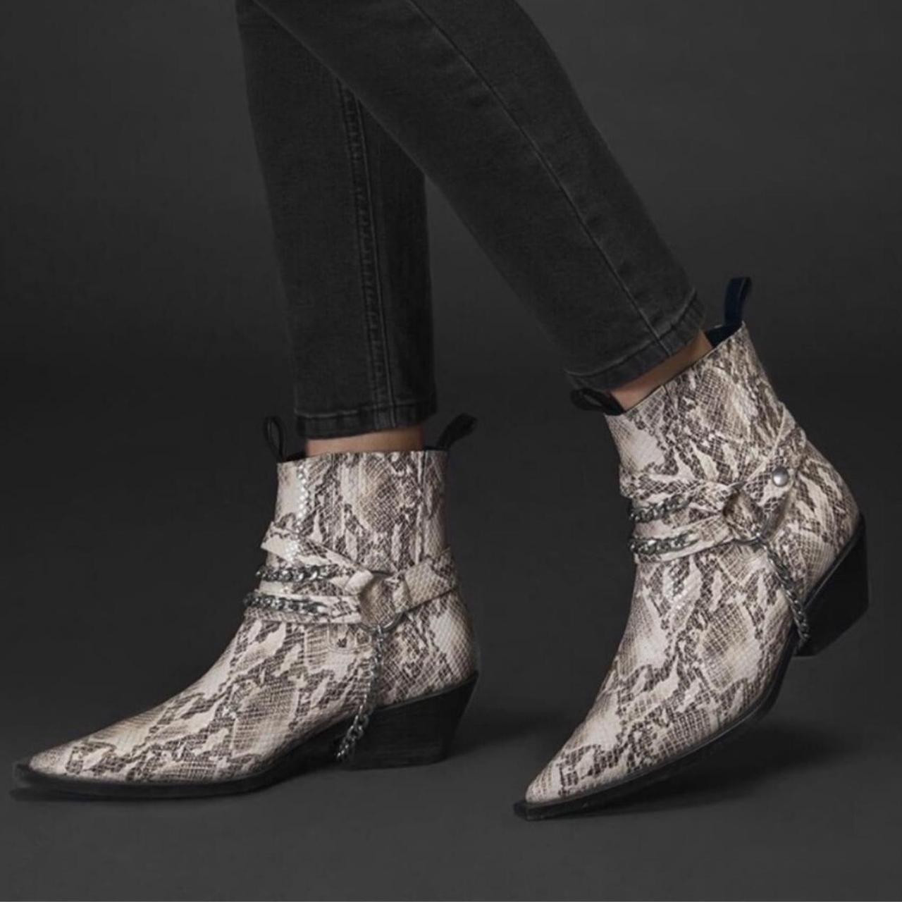 Anine Bing Harris Python Boot - Depop