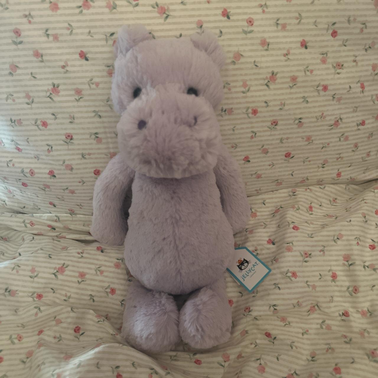 Jellycat purple hippo - Depop