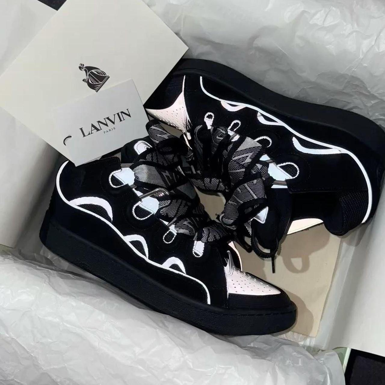 Reflective lanvins curbs worn once (only PayPal or... | Depop