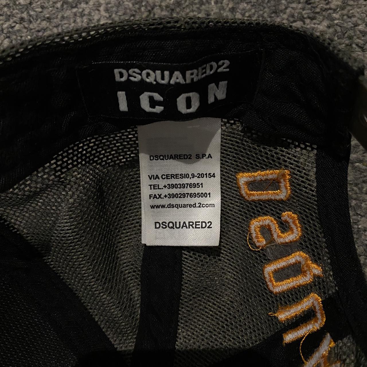Green and orange Dsquared “ICON” cap Open to offers... - Depop