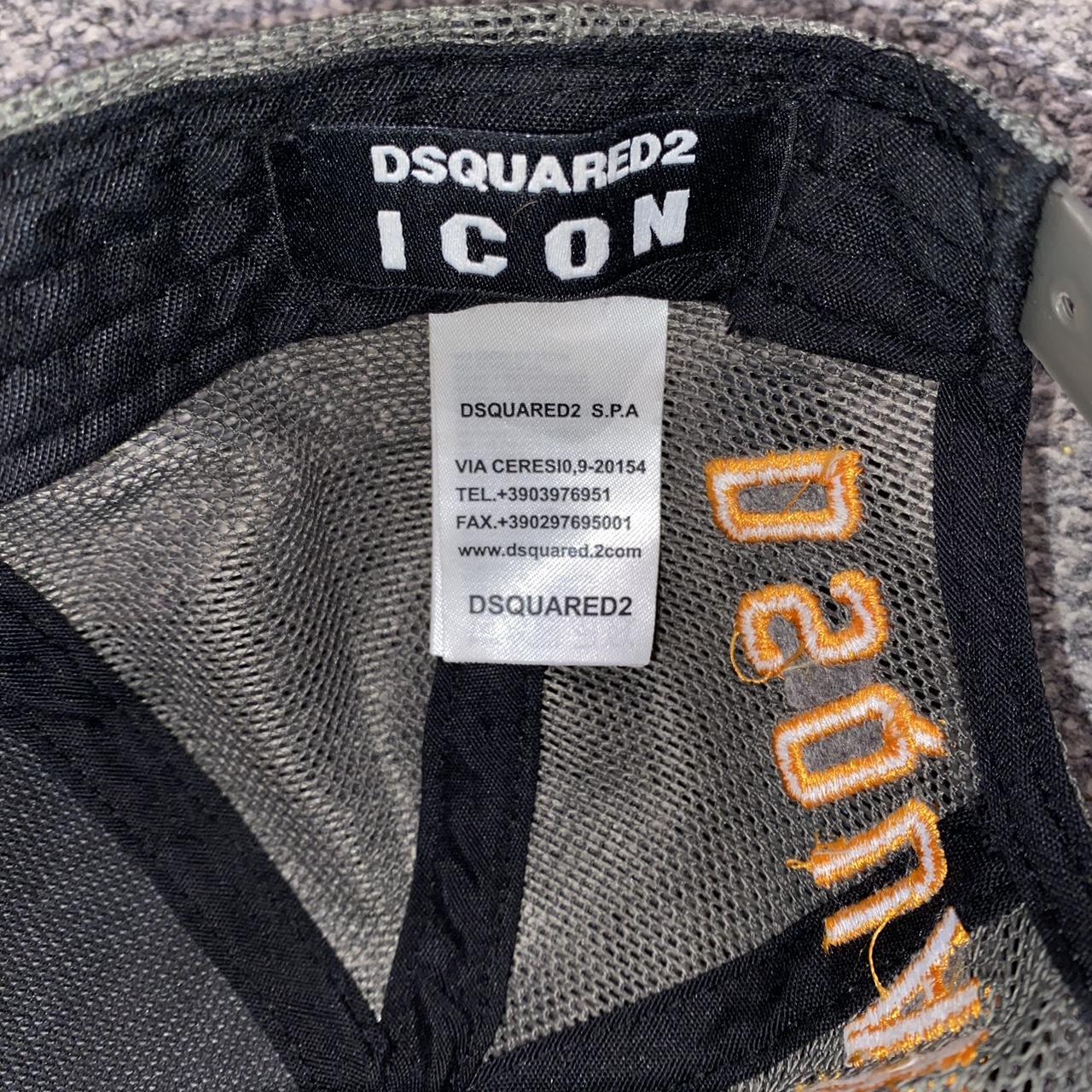 Green and orange Dsquared “ICON” cap Open to offers... - Depop