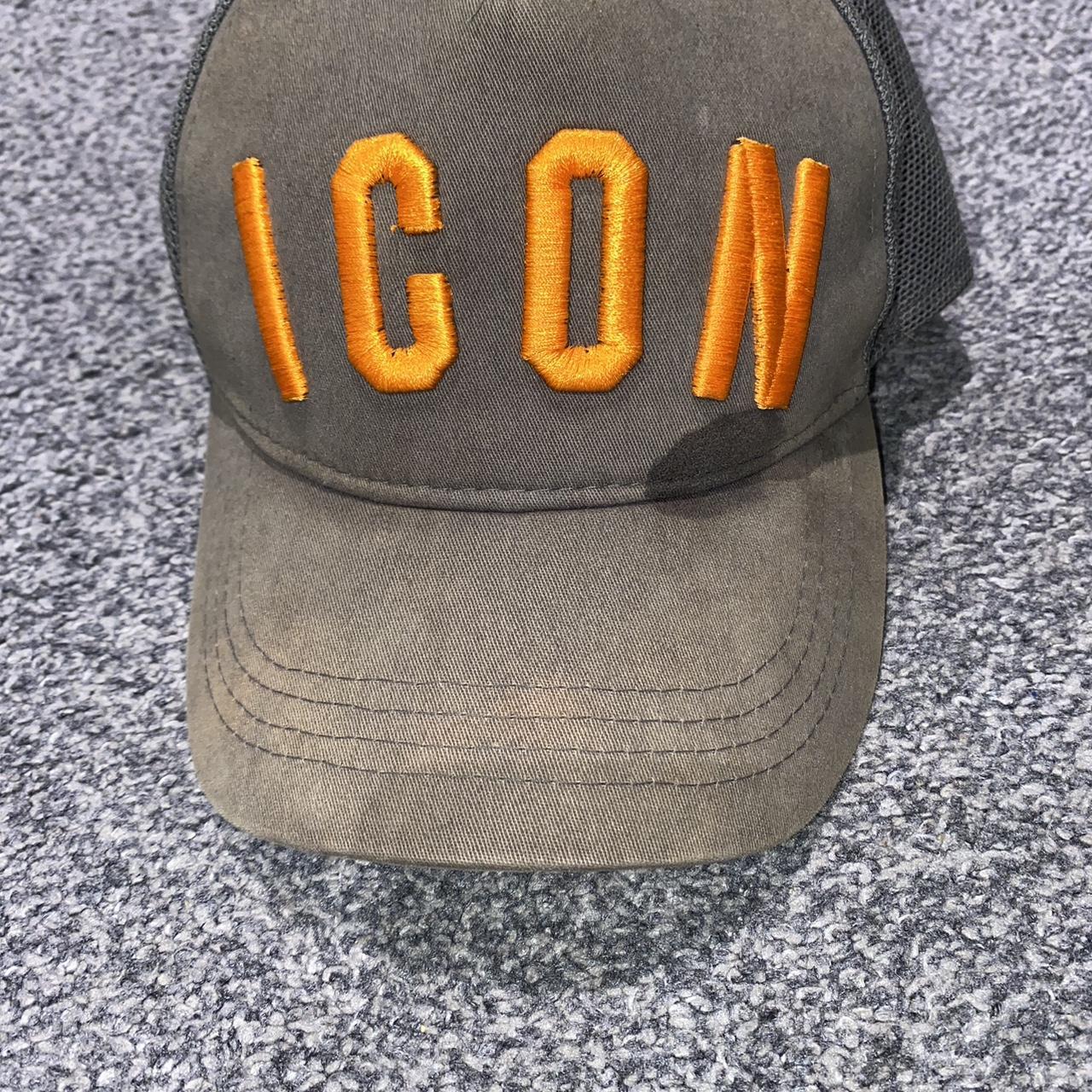 Green and orange Dsquared “ICON” cap Open to offers... - Depop