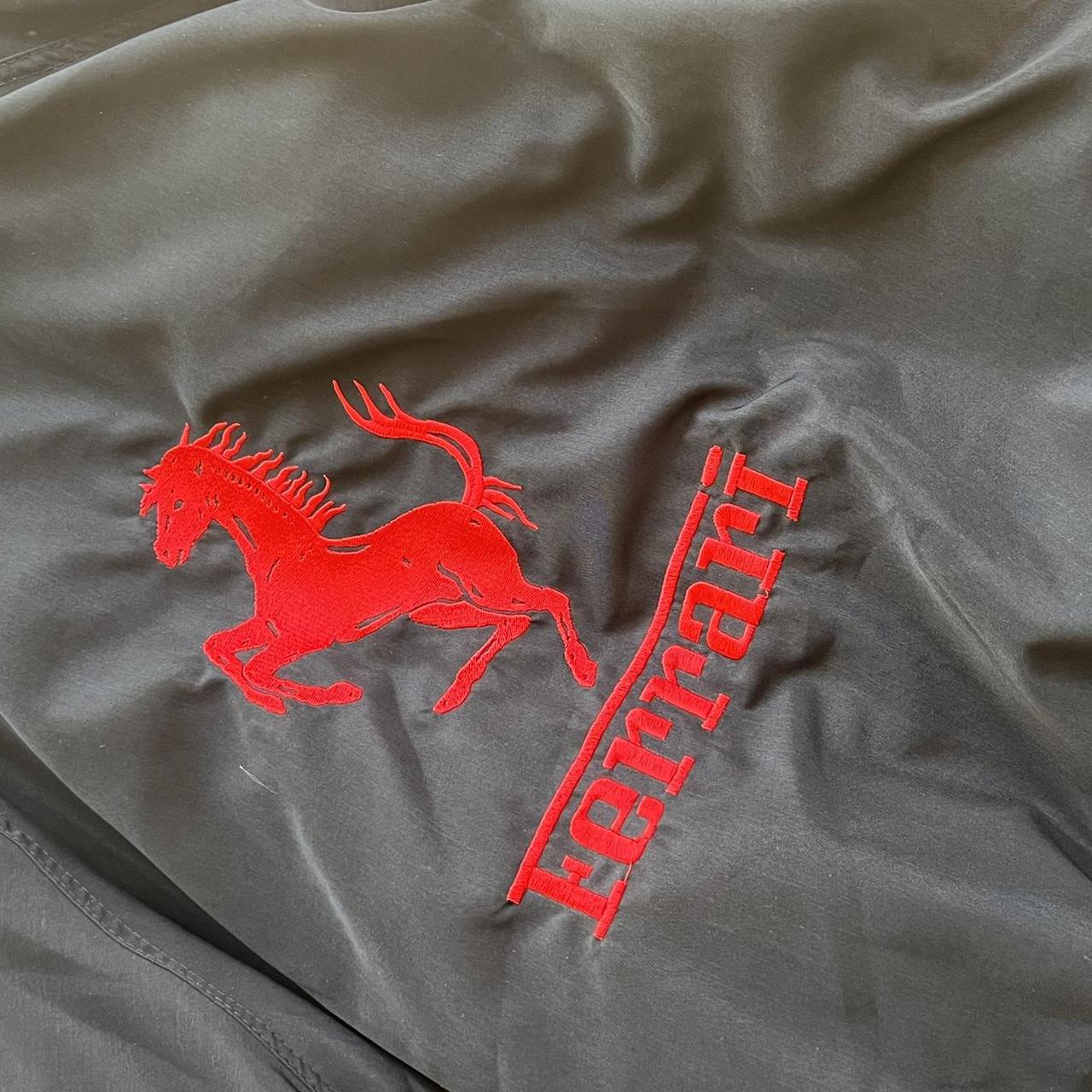 Ferrari Racing F1 style bomber jacket Size L Brand... - Depop