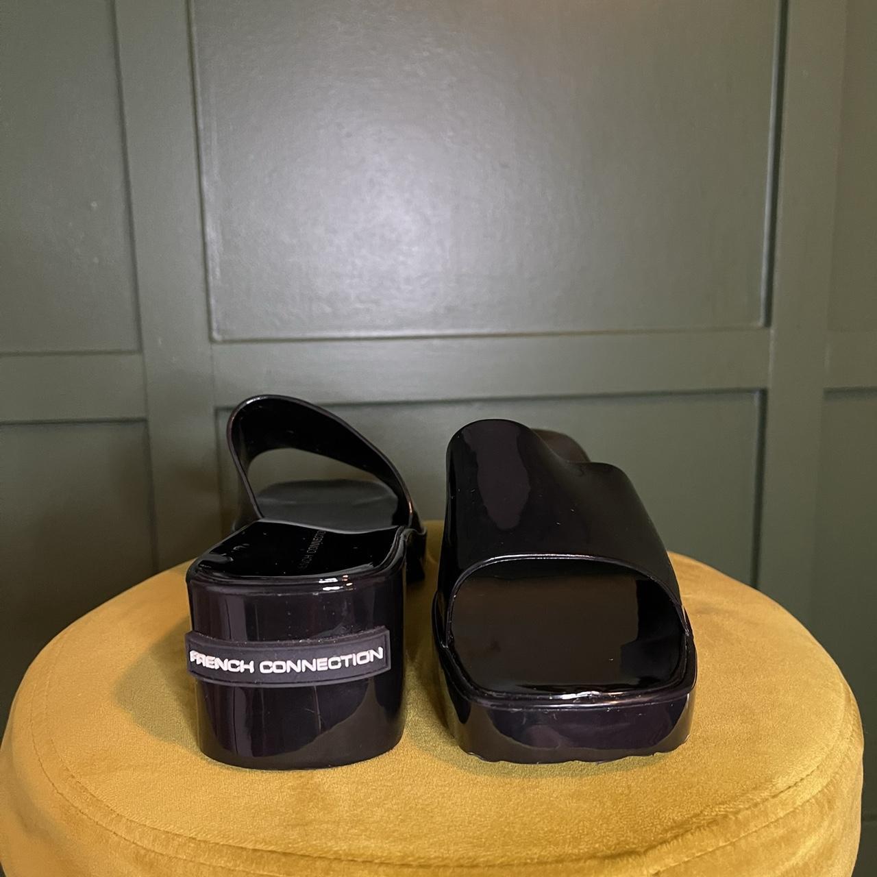 French Connection Women's Black Mules | Depop
