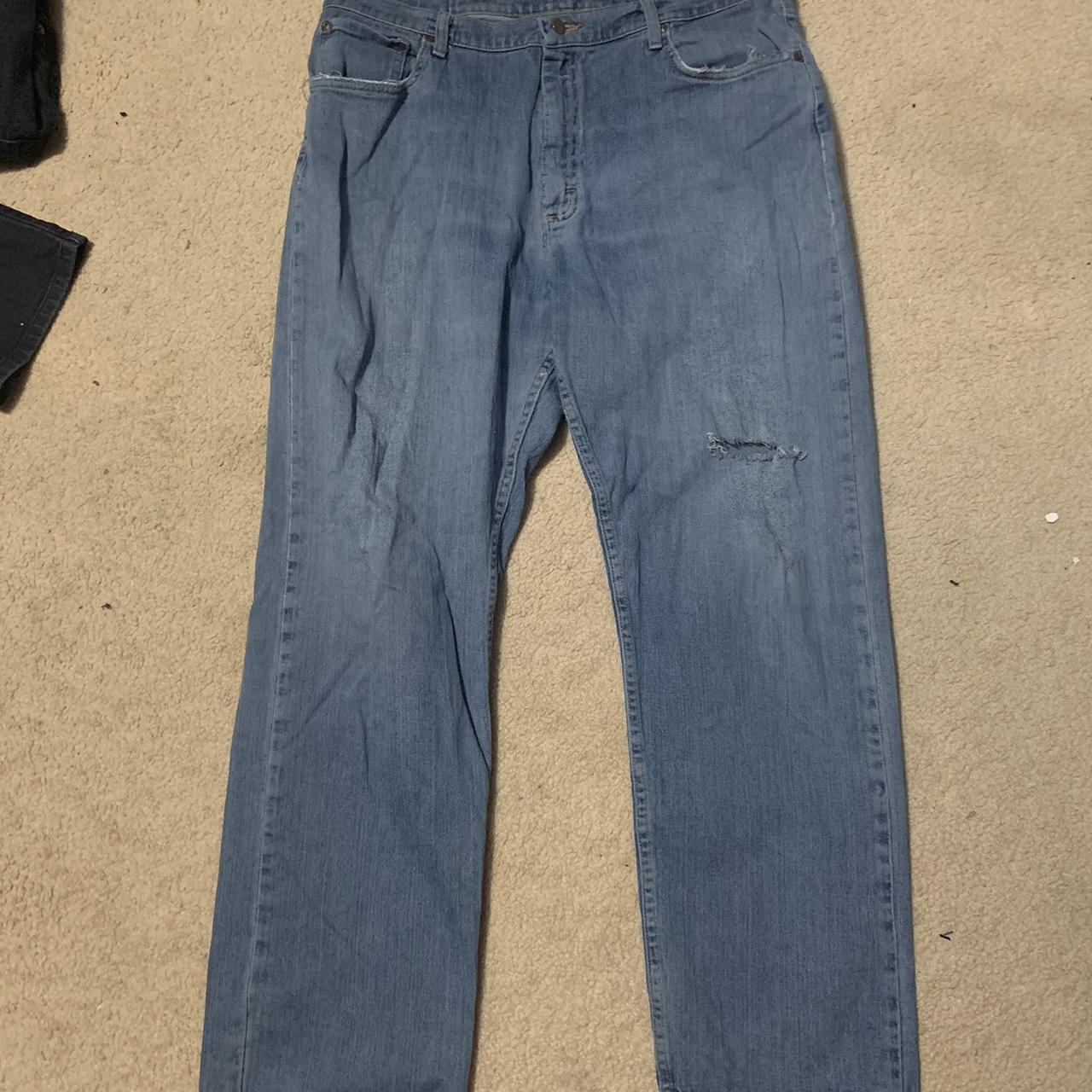 Wrangler jeans scated retro look - Depop