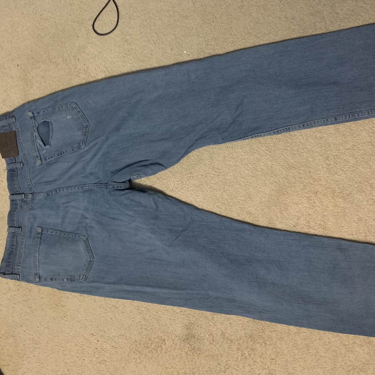 Wrangler jeans scated retro look - Depop