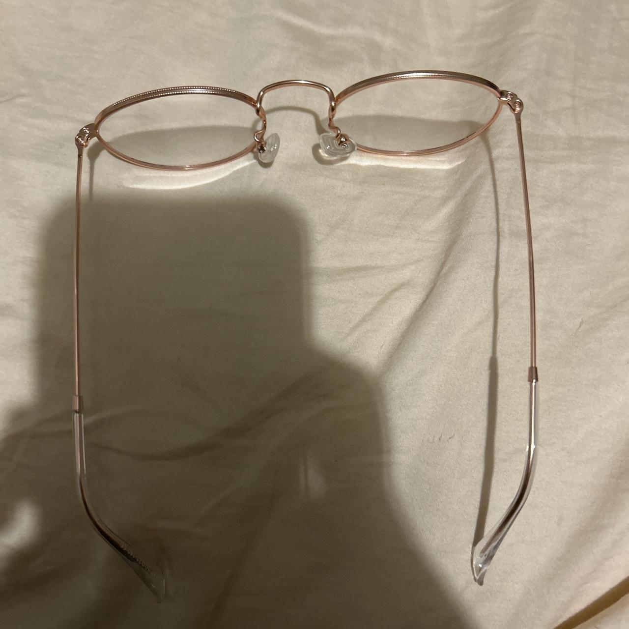 Cute round gold frame glasses | Depop