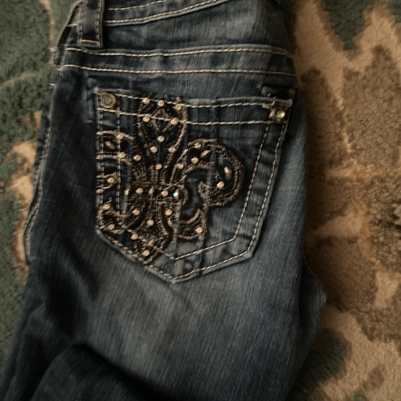 Miss me denim skinny low rise jeans size 24 - Depop