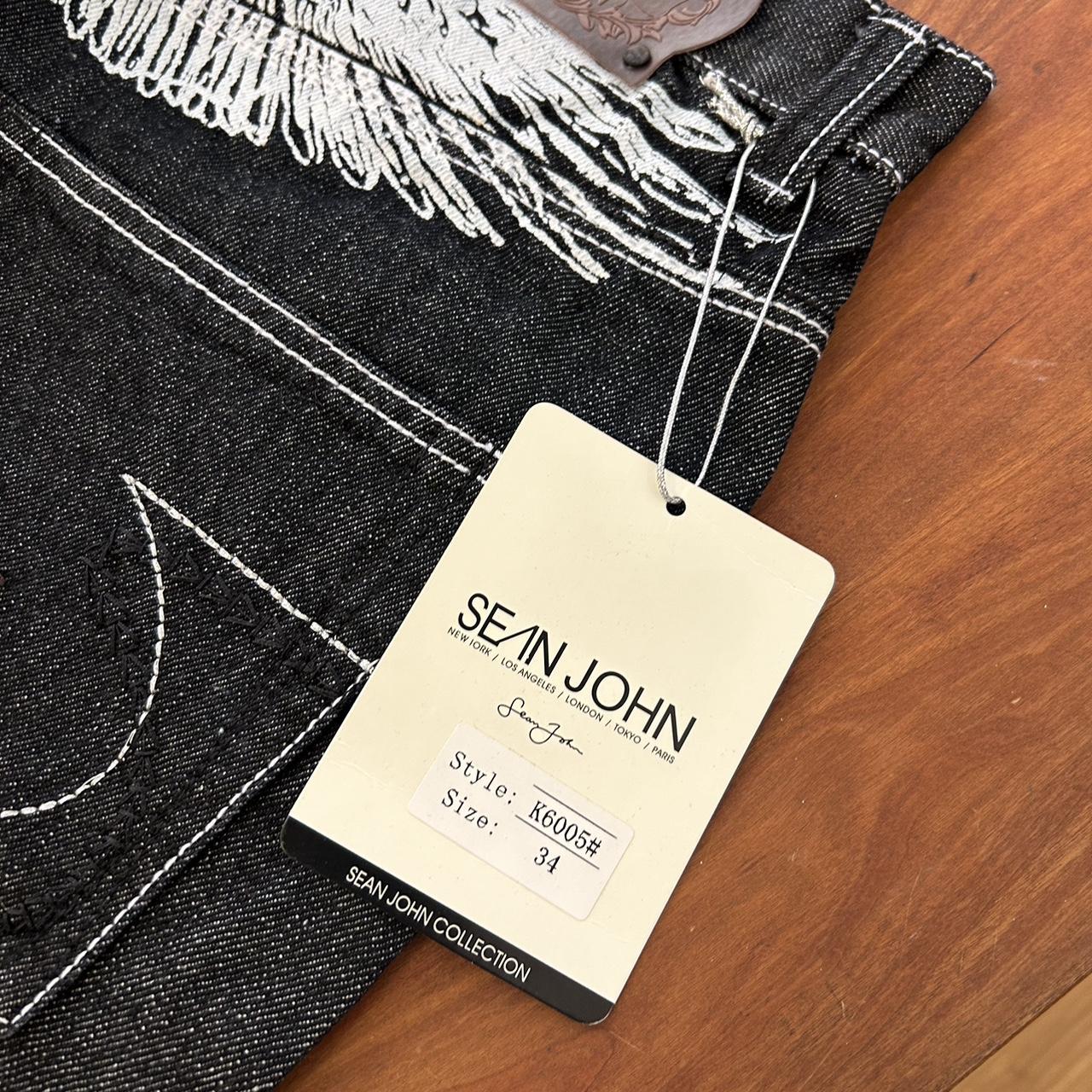 Affliction style black Baggy jorts NWT- new with... - Depop