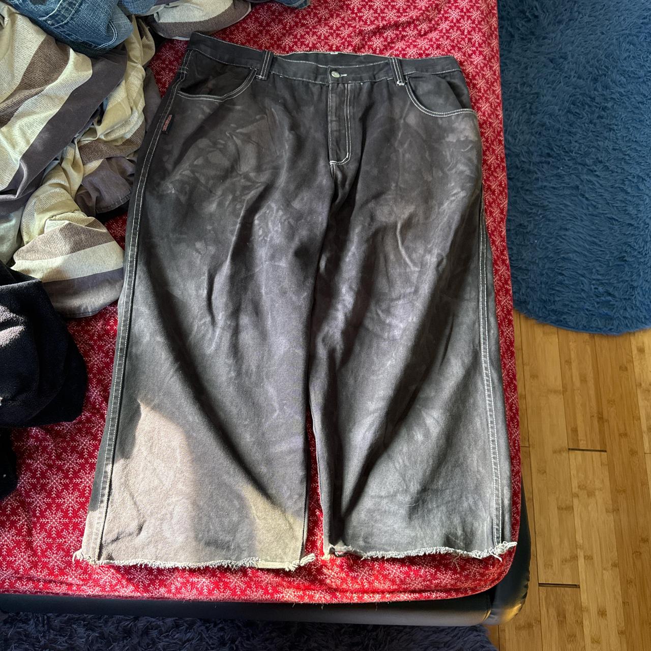 Interstate baggy pants with a purple wash tagged... | Depop
