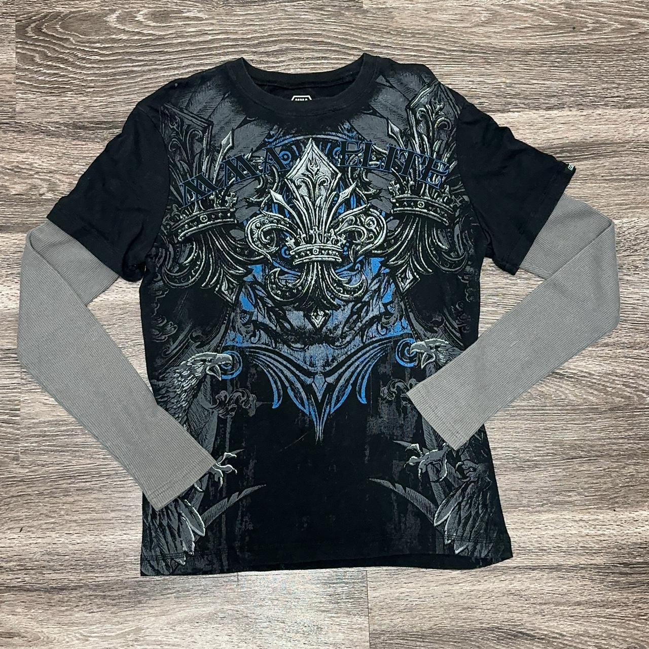 MMA Elite long sleeve Measurements Pit to pit = 18... - Depop