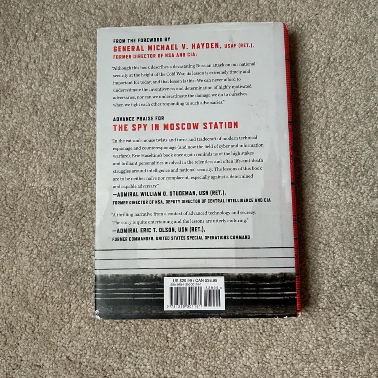 The Spy in Moscow Station hardcover book #book... | Depop