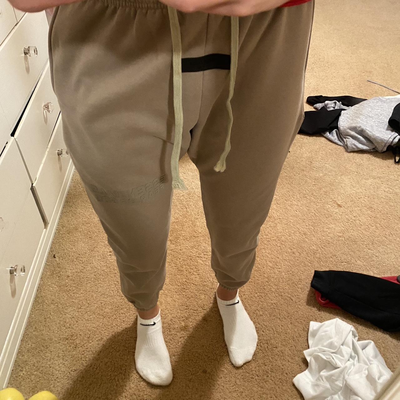 Essential tan sweatpants. I can’t identified if real... - Depop