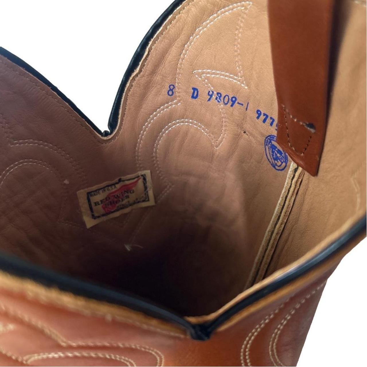 Red Wing Pecos western pointed toe cowboy boots size... - Depop