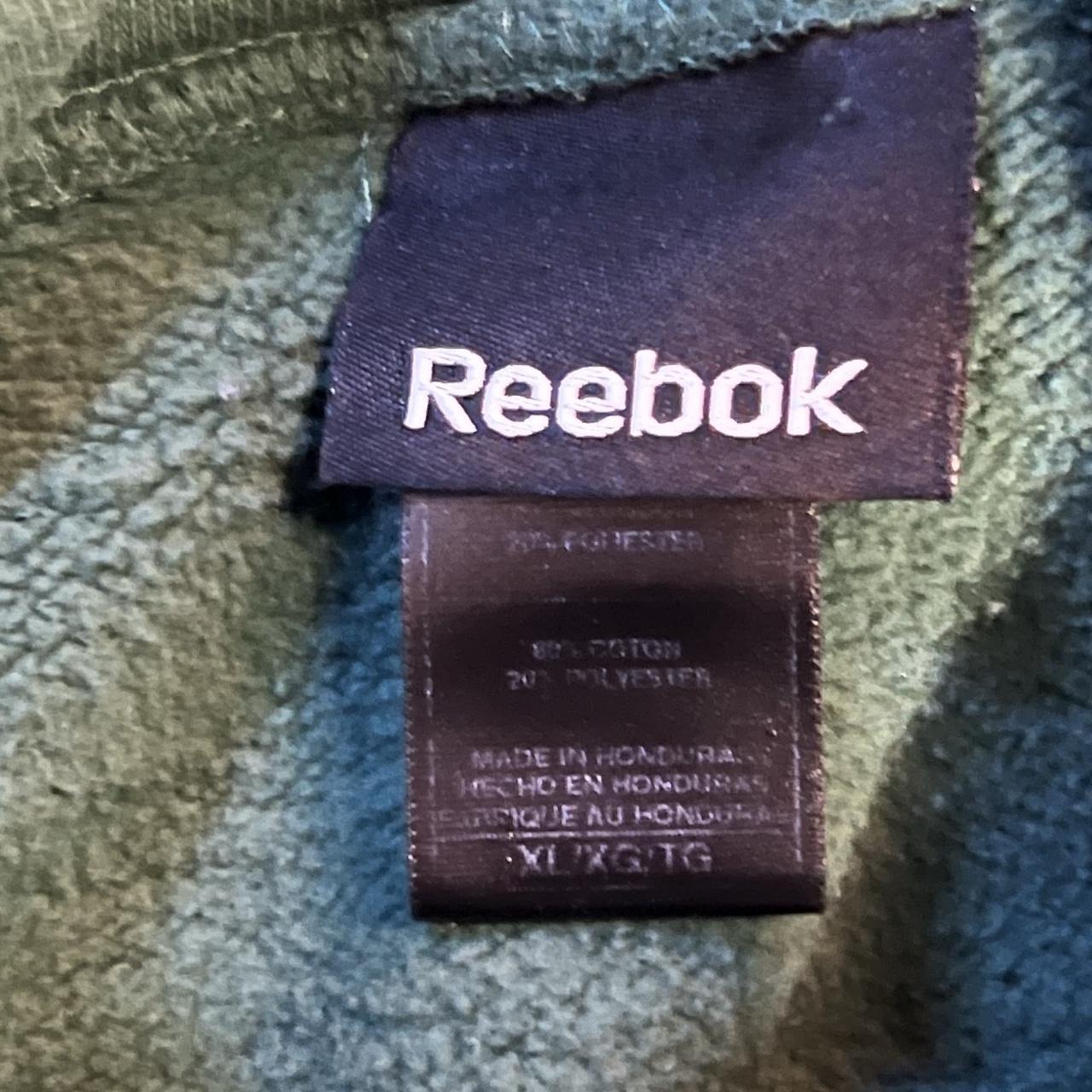 Green Reebok Jets Hoodie - XL - Depop