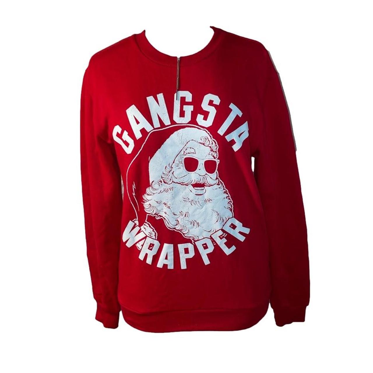 Holiday time gangsta, rapper, Santa Claus x-mas... - Depop