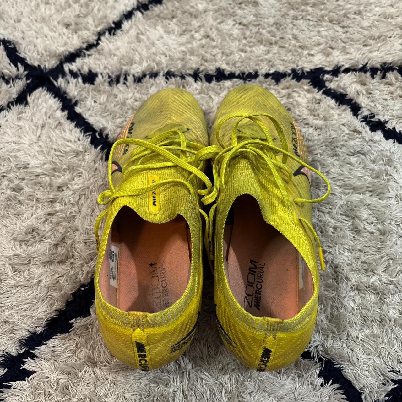 Yellow Nike Mercurial Vapor Elite Size 11.5 - Depop