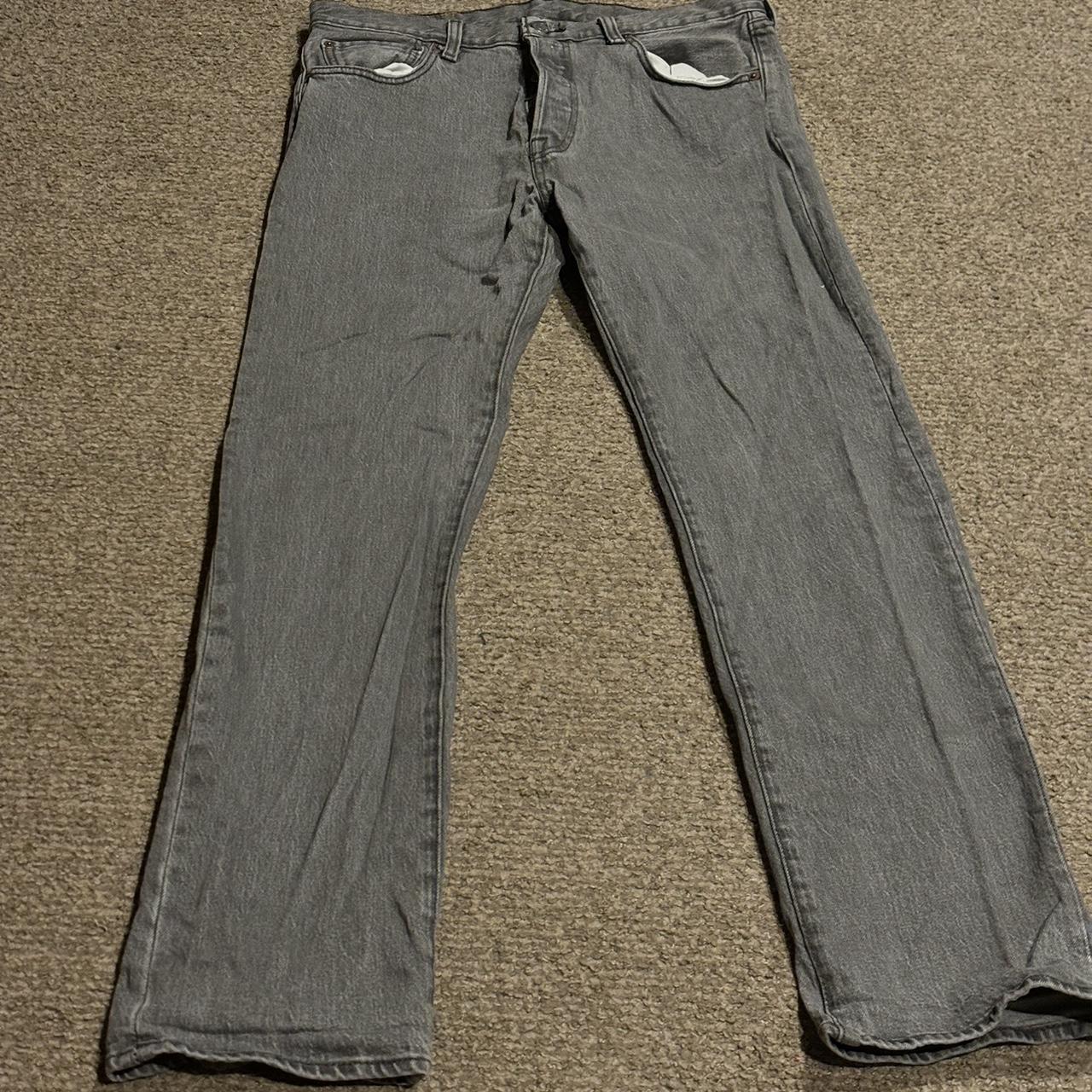 Grey 501 Levi’s - Depop