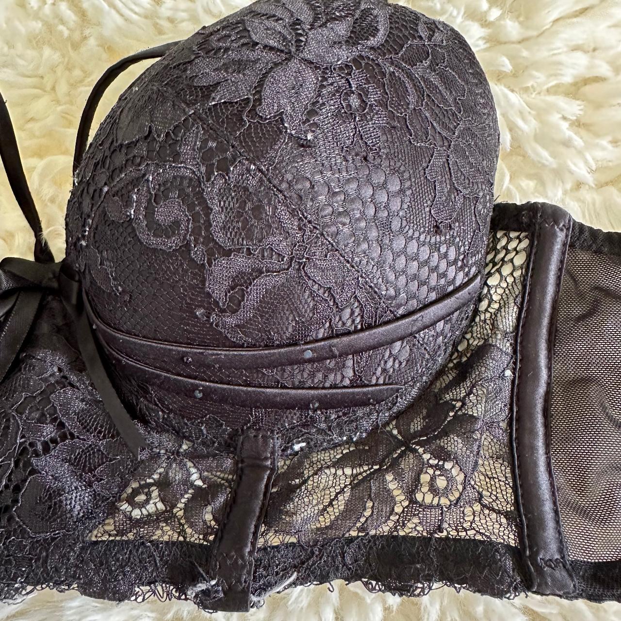 'honey birdette' 10C black bra. lace worn in... | Depop