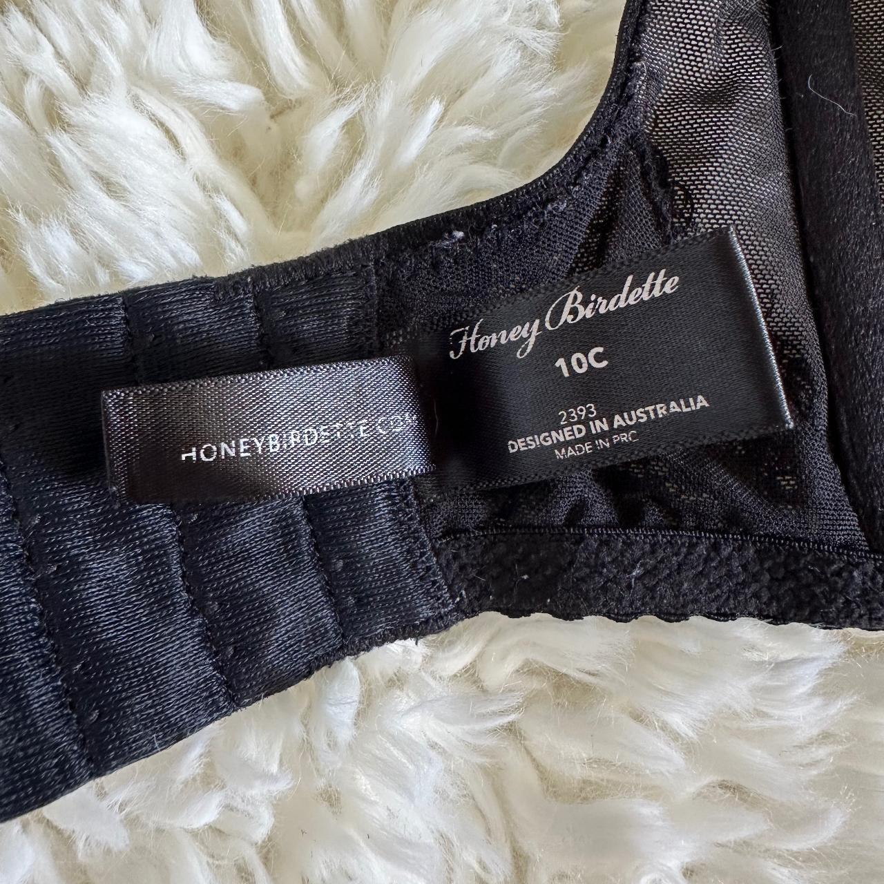 'honey birdette' 10C black bra. lace worn in... | Depop
