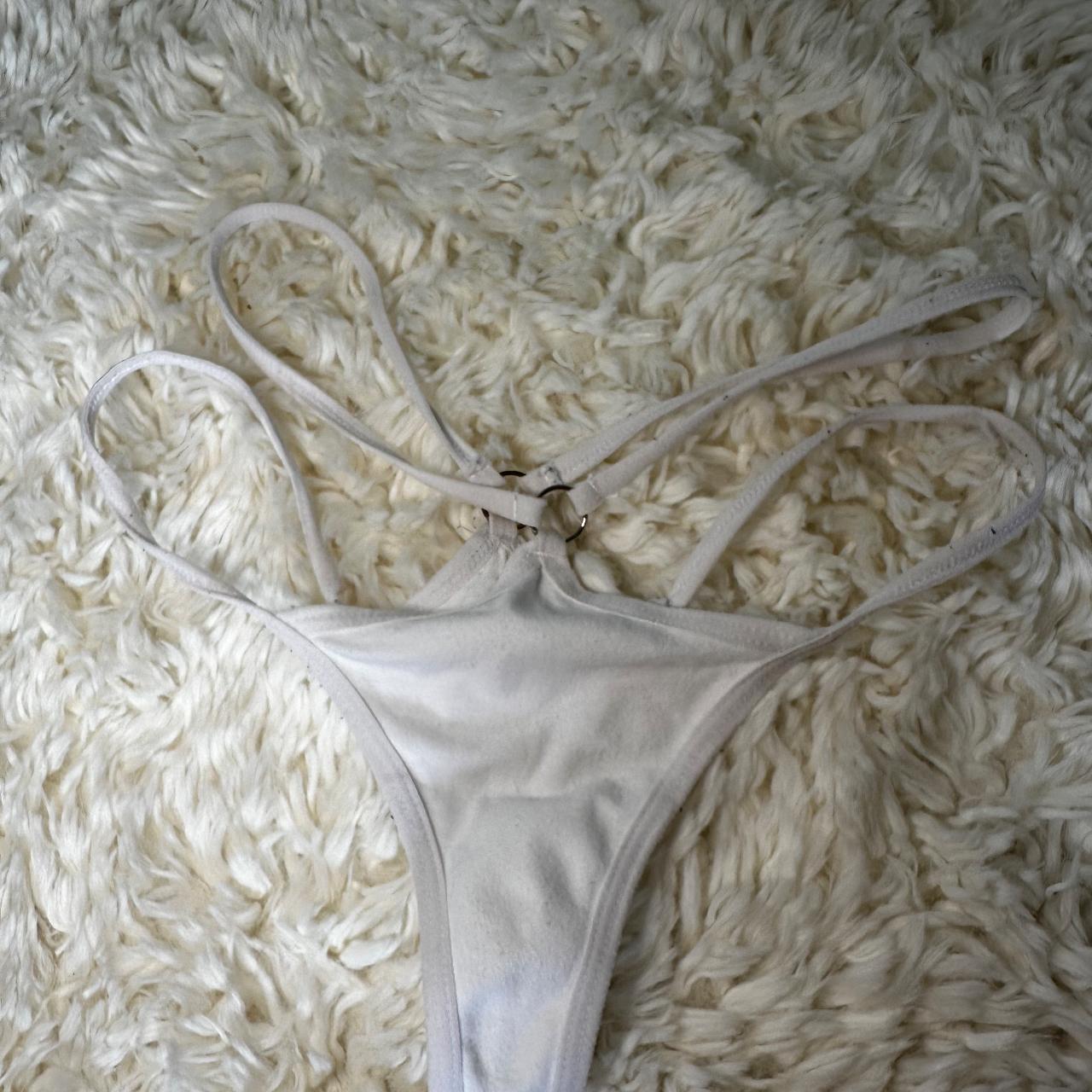 white g-string - Depop