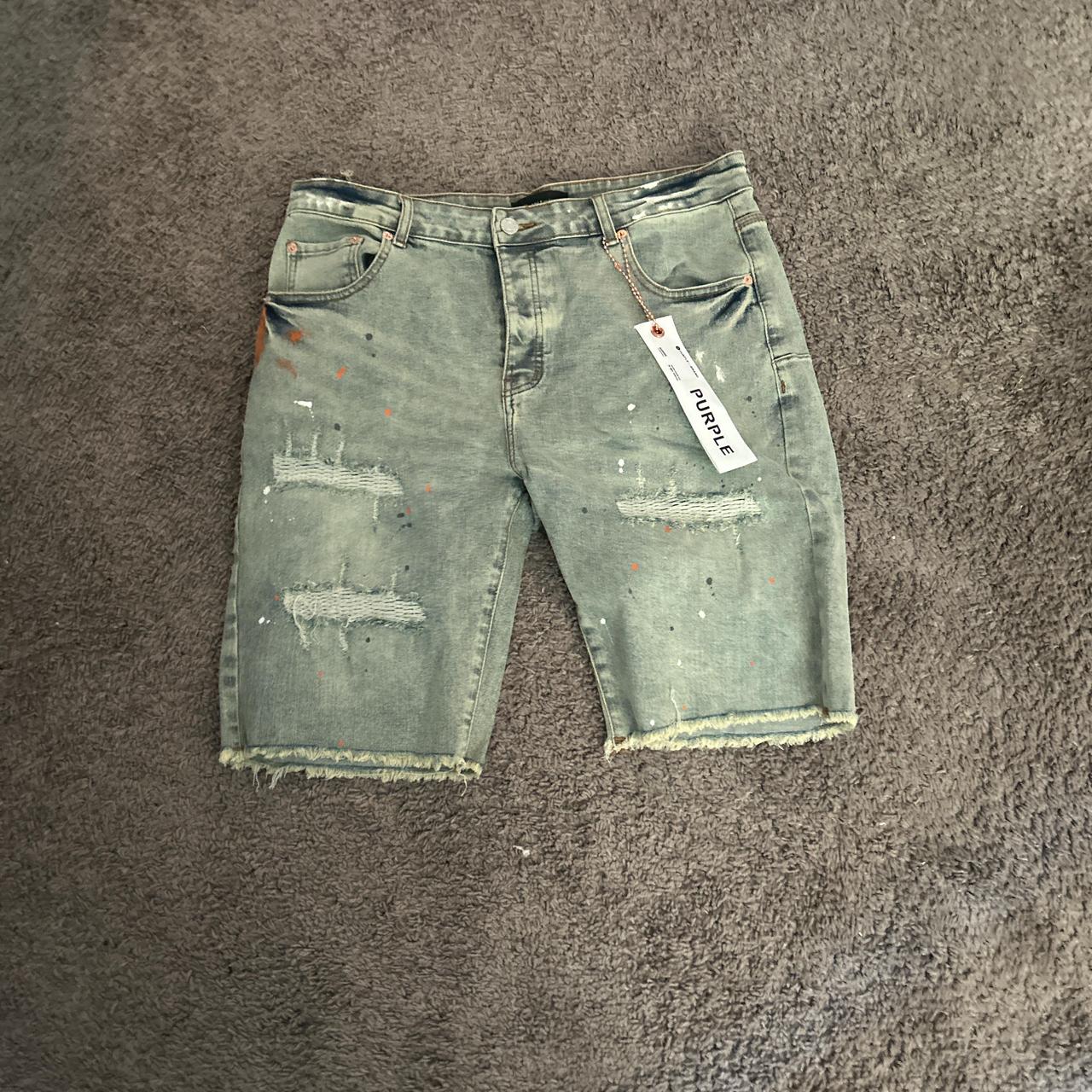 Purple jorts - Depop