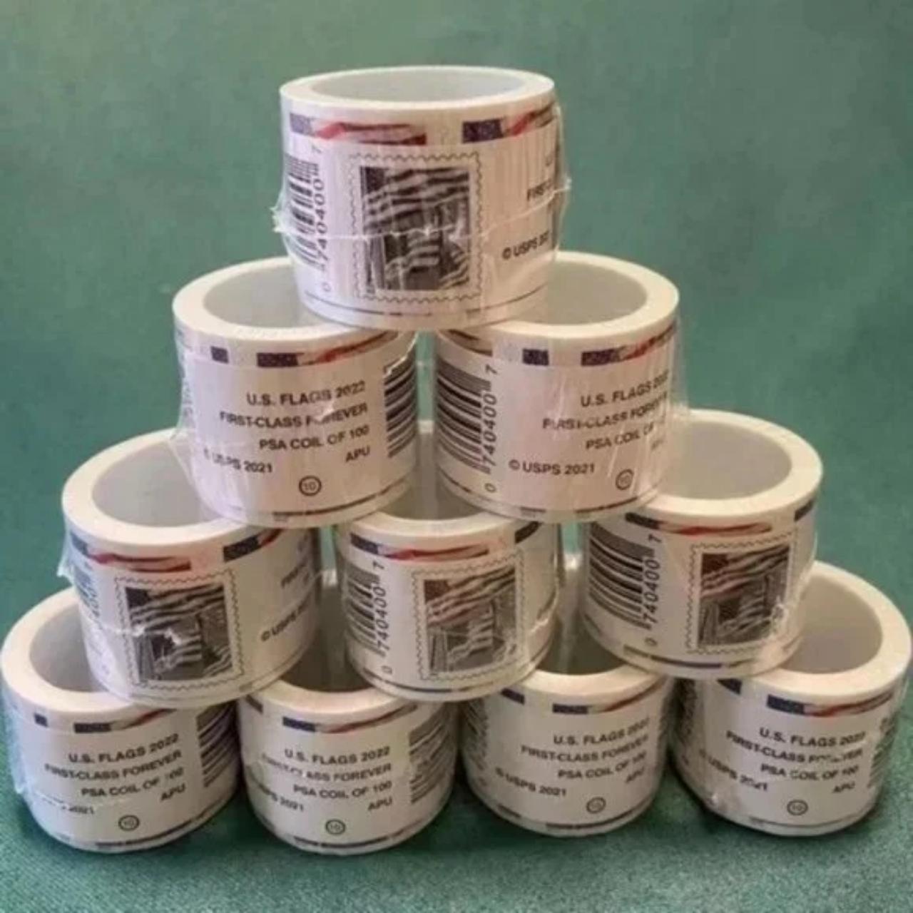 USPS Stamp 2022 Three U.S. Flags Postage Forever... - Depop