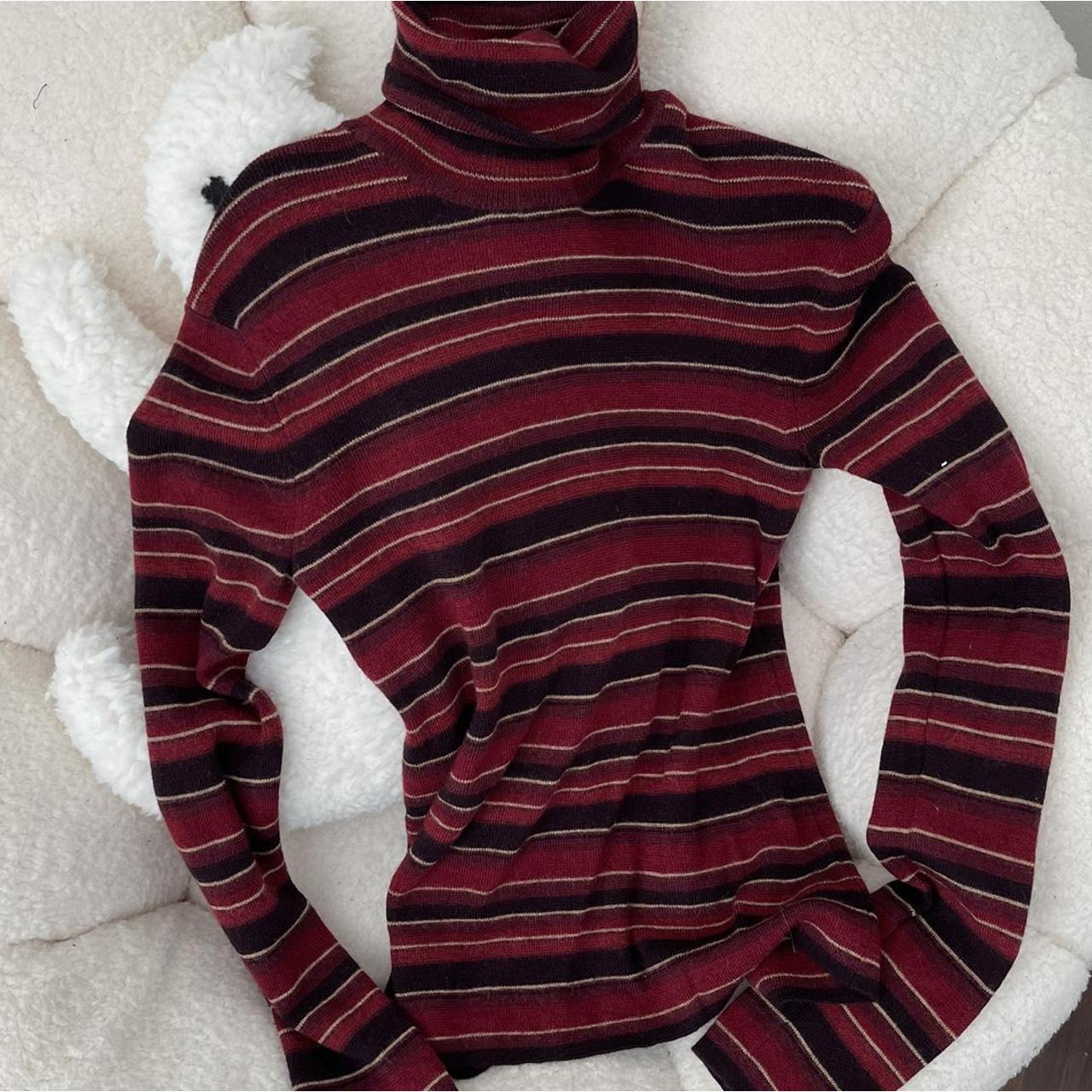 90’s Grunge Knit Turtleneck Sweater So cute, wore... - Depop