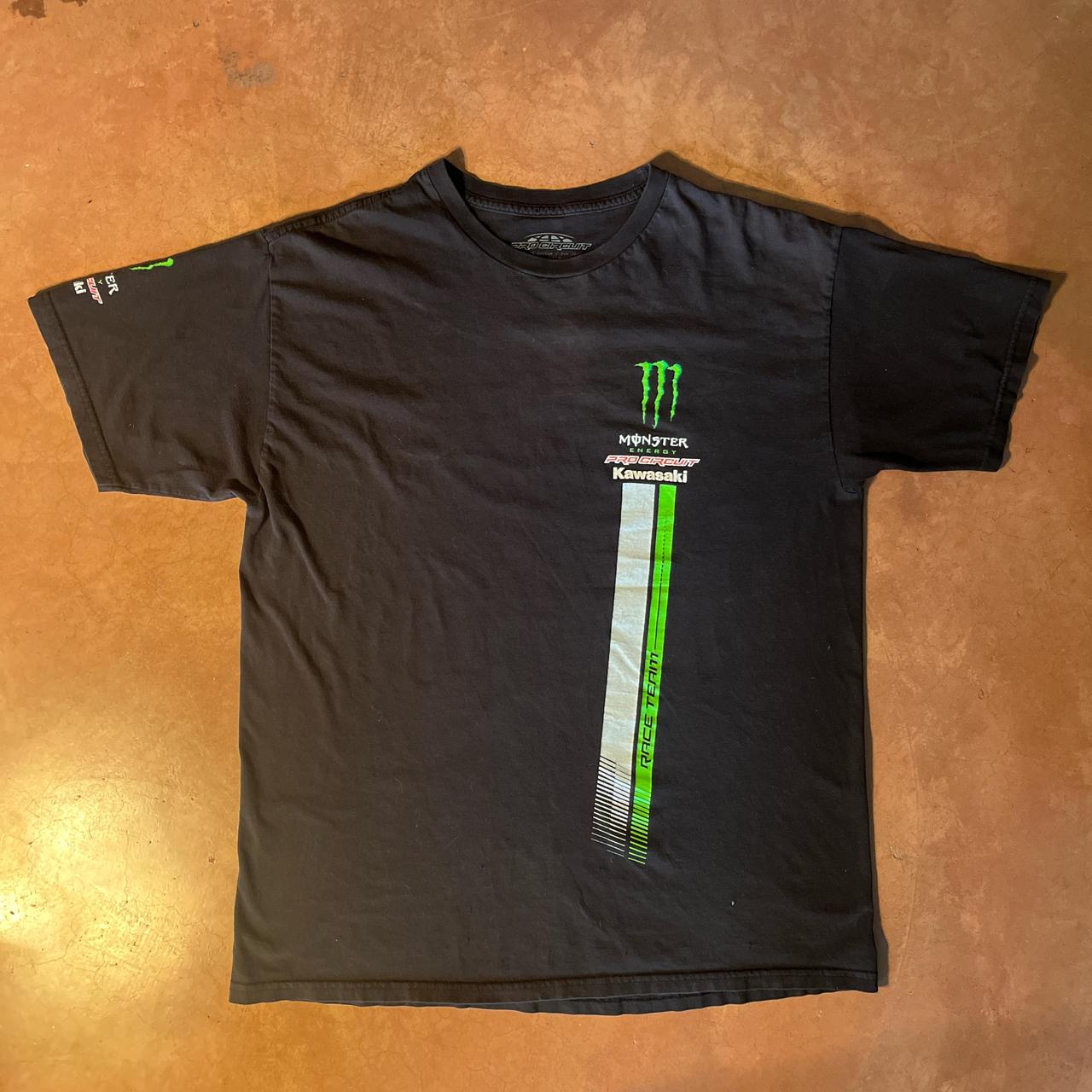 super sick monster energy racing tee #motorsport... - Depop