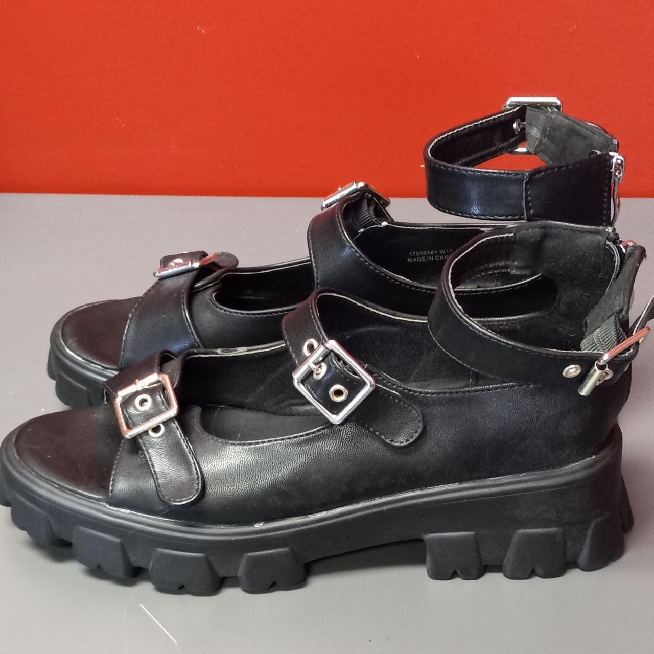 Elevate your style with these stunning black strappy... - Depop