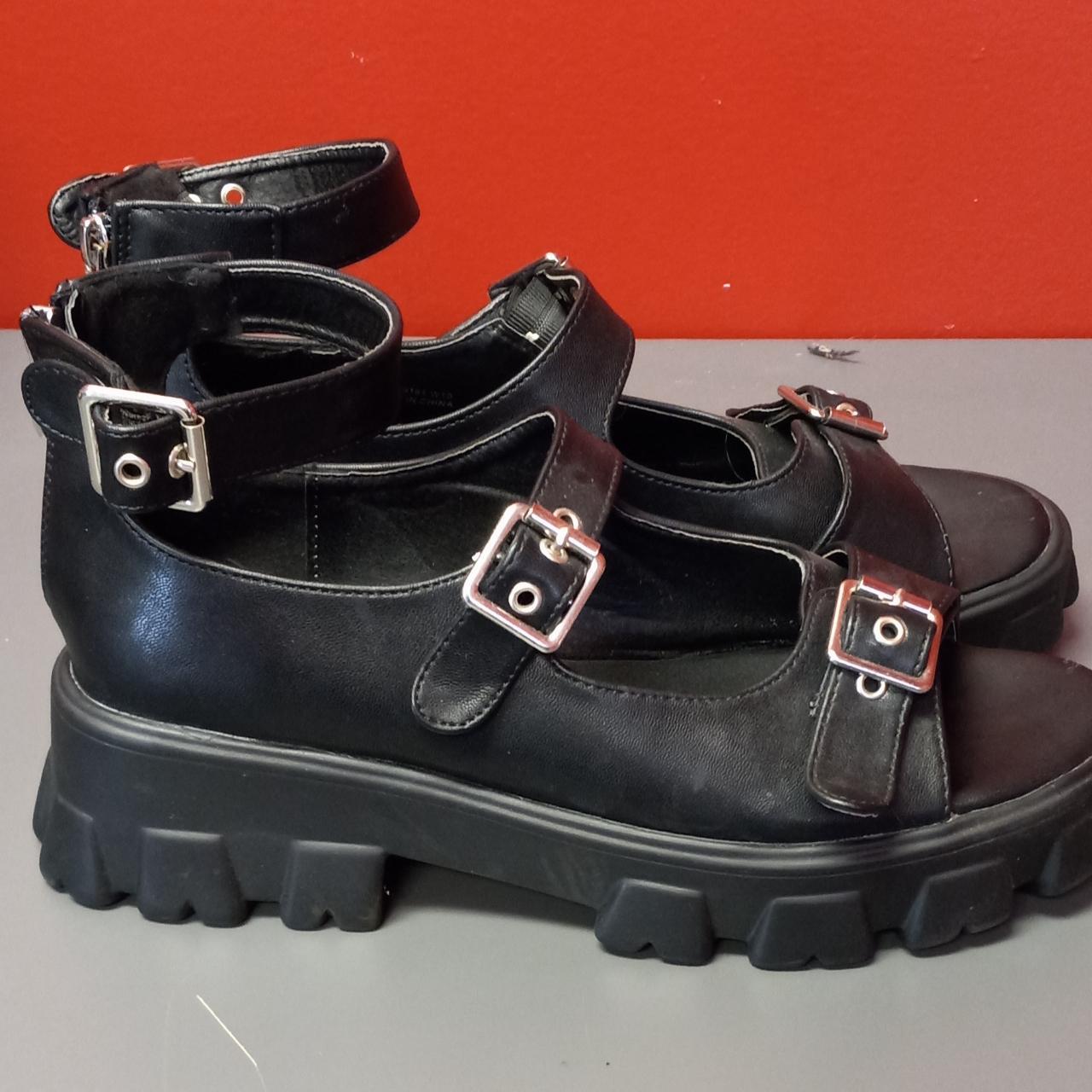 Elevate your style with these stunning black strappy... - Depop