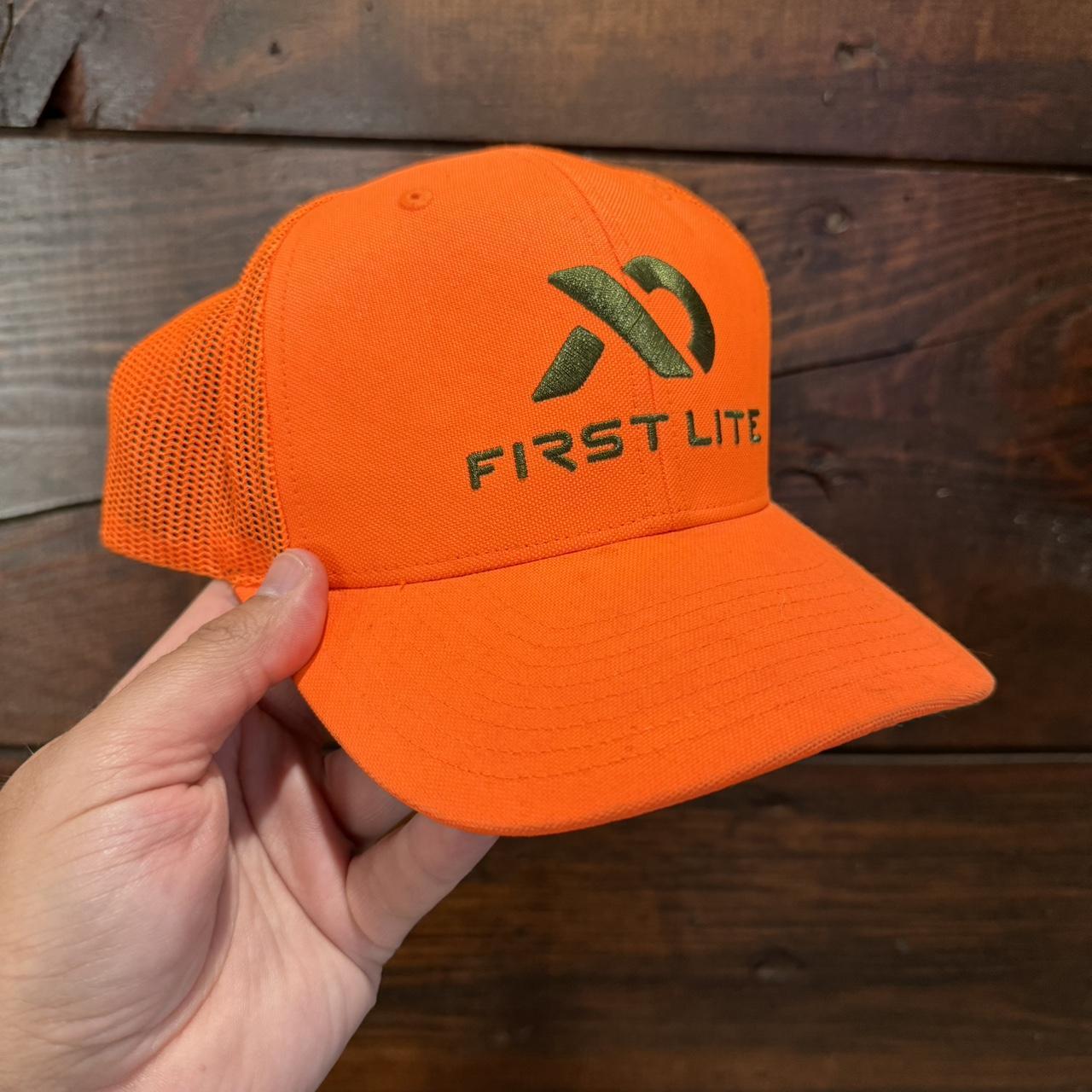 First Lite Orange hunting hat #firstlite #hat... - Depop