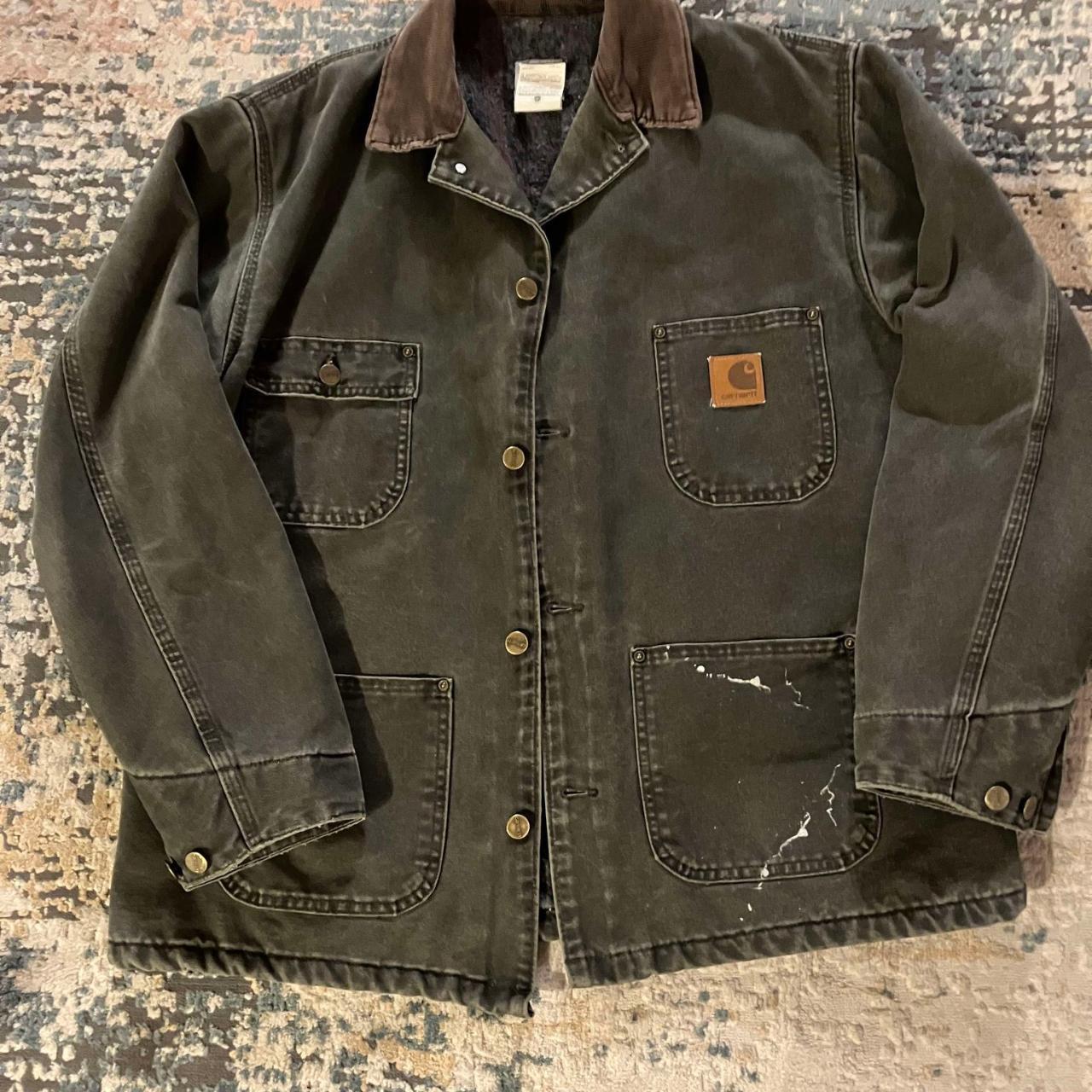 Vintage Carhartt Blanket Lined Chore Jacket Rare... - Depop