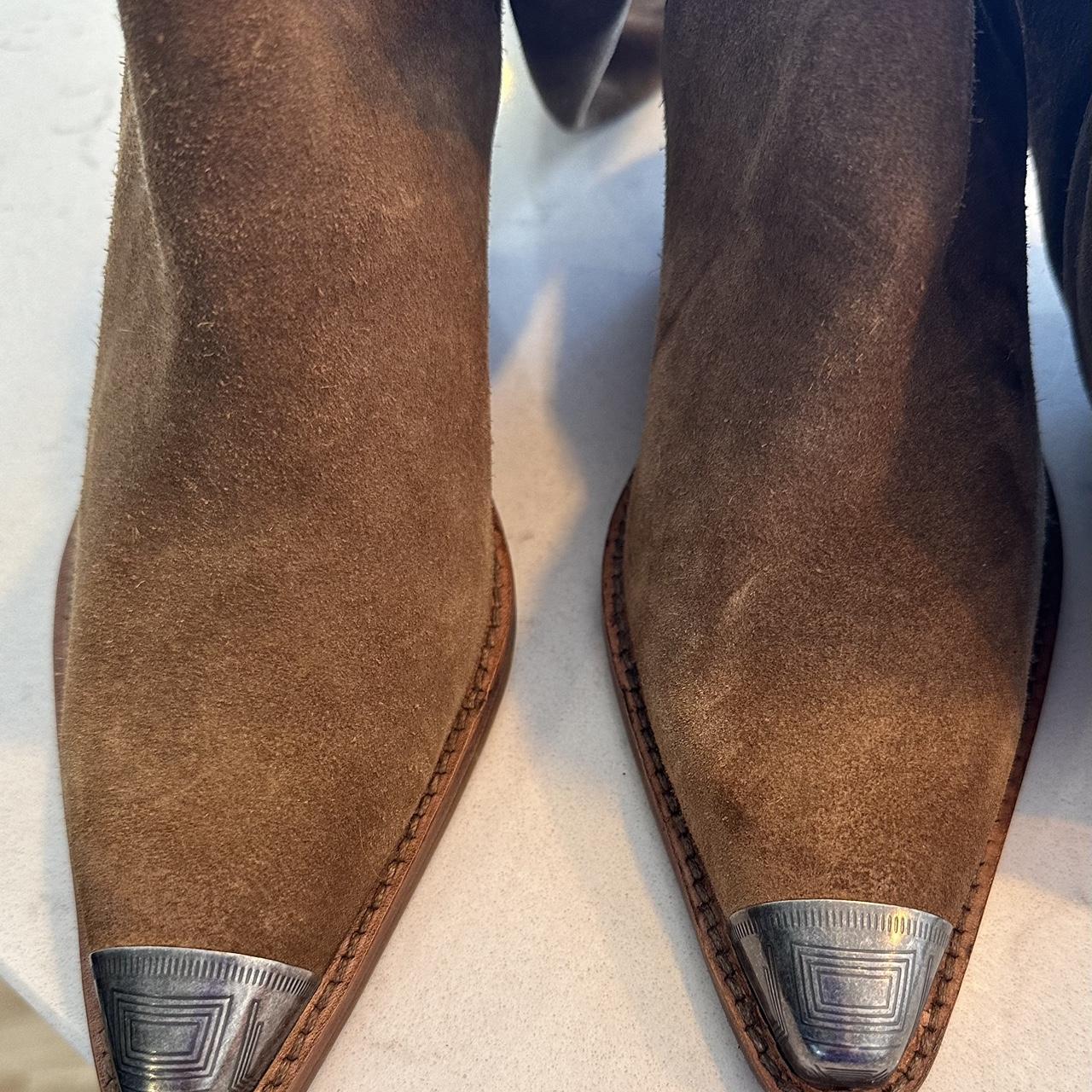 Bronx mid calf CowBoy boots Size... - Depop