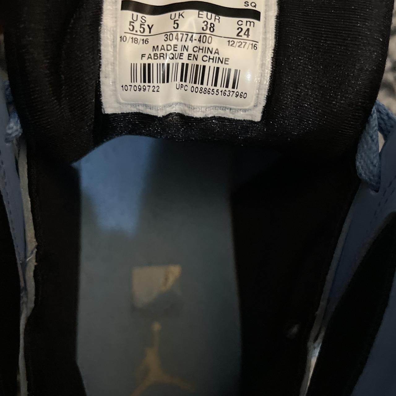 Jordan 7 Retro Pantone (2017)(GS) Size 5.5y - Depop