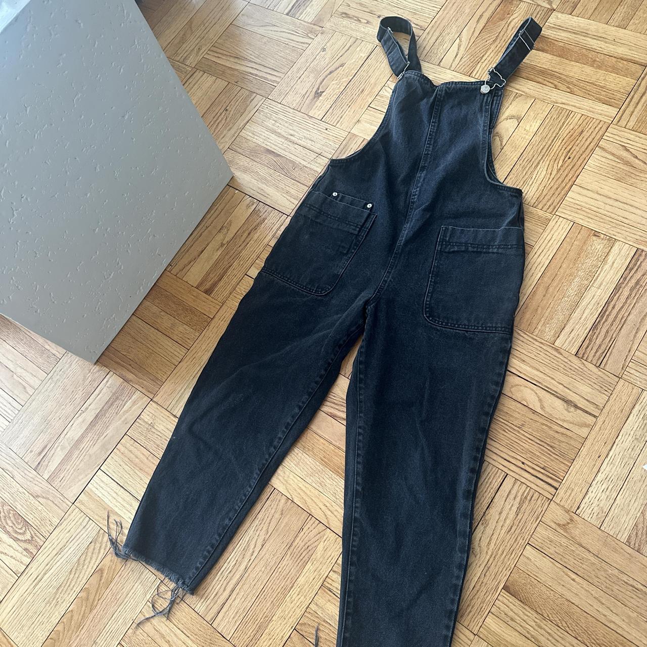 Zara one piece denim Black Very cool for spring... - Depop