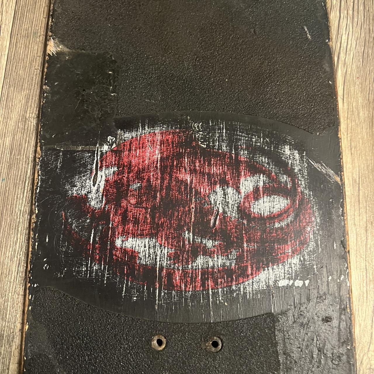 Vintage Powell skull and sword skateboard deck - Depop