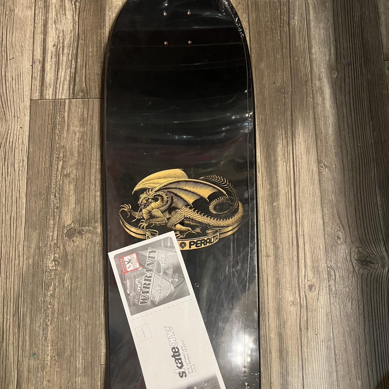 Vintage Powell skull and sword skateboard deck - Depop