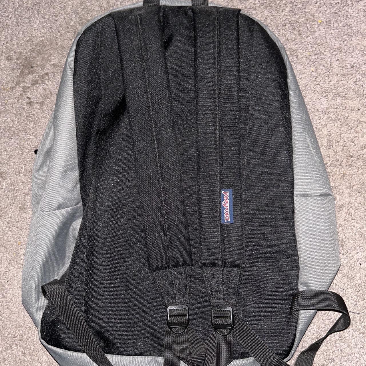 Grey jansport backpack brand new only used about... - Depop