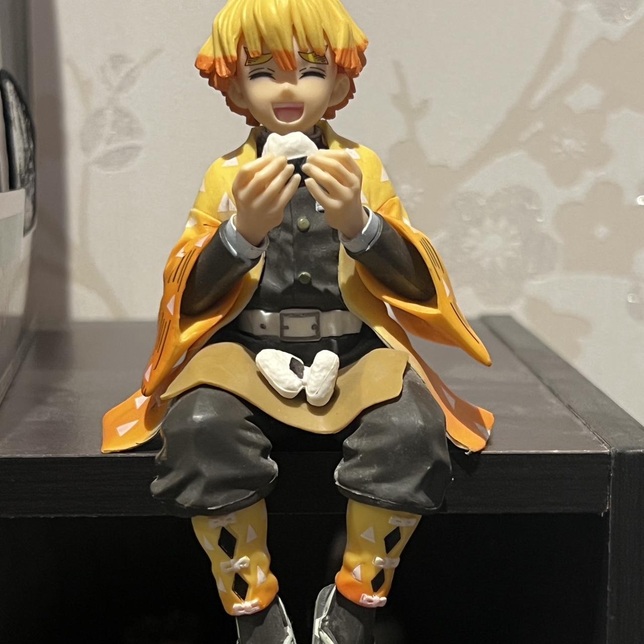 Zenitsu Agatsuma sitting figurine from Demon Slayer... - Depop