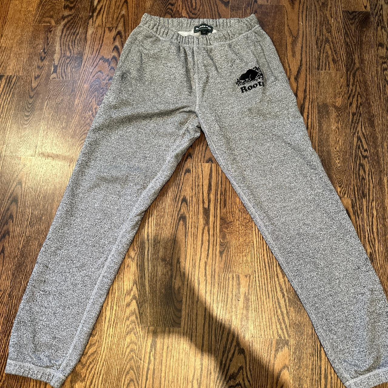 XS Classic Grey Roots Sweats - Depop