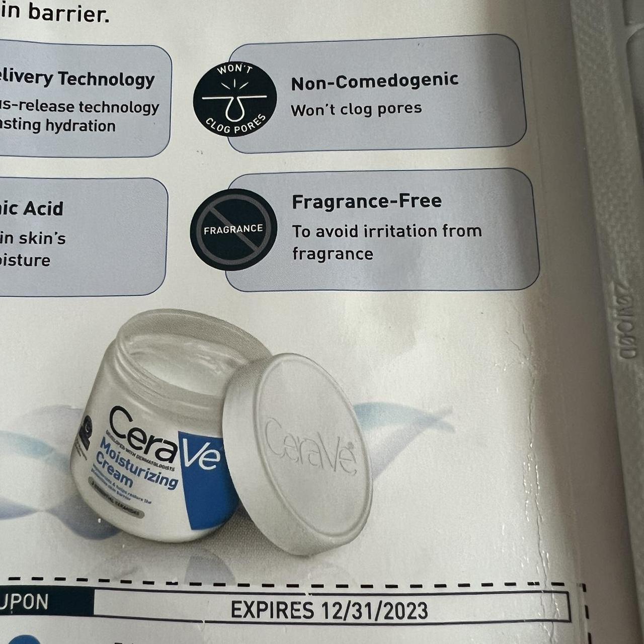 ☁️🧴 FREE Cera ve lotion sample and c0up0n booklet... - Depop