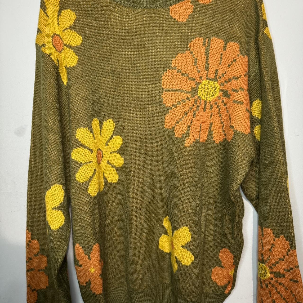 SuperMassive Men’s Flower Sweater #sweater #flowers... - Depop