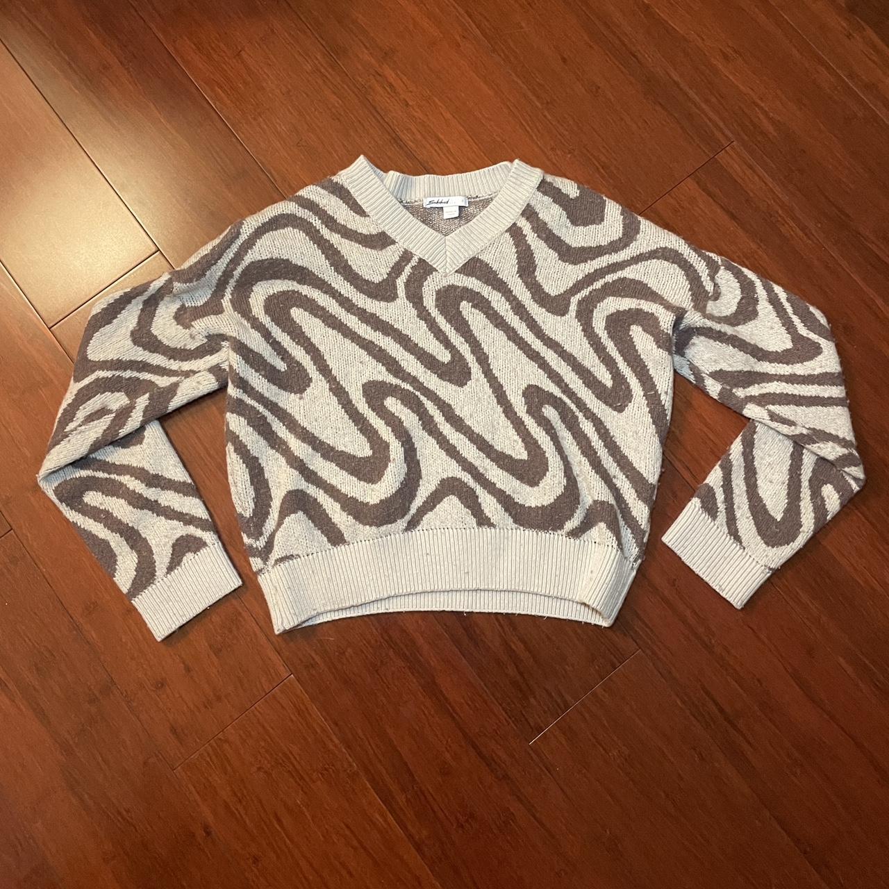 subdued knit sweater! #vintage #70s #80s #90s #depop - Depop