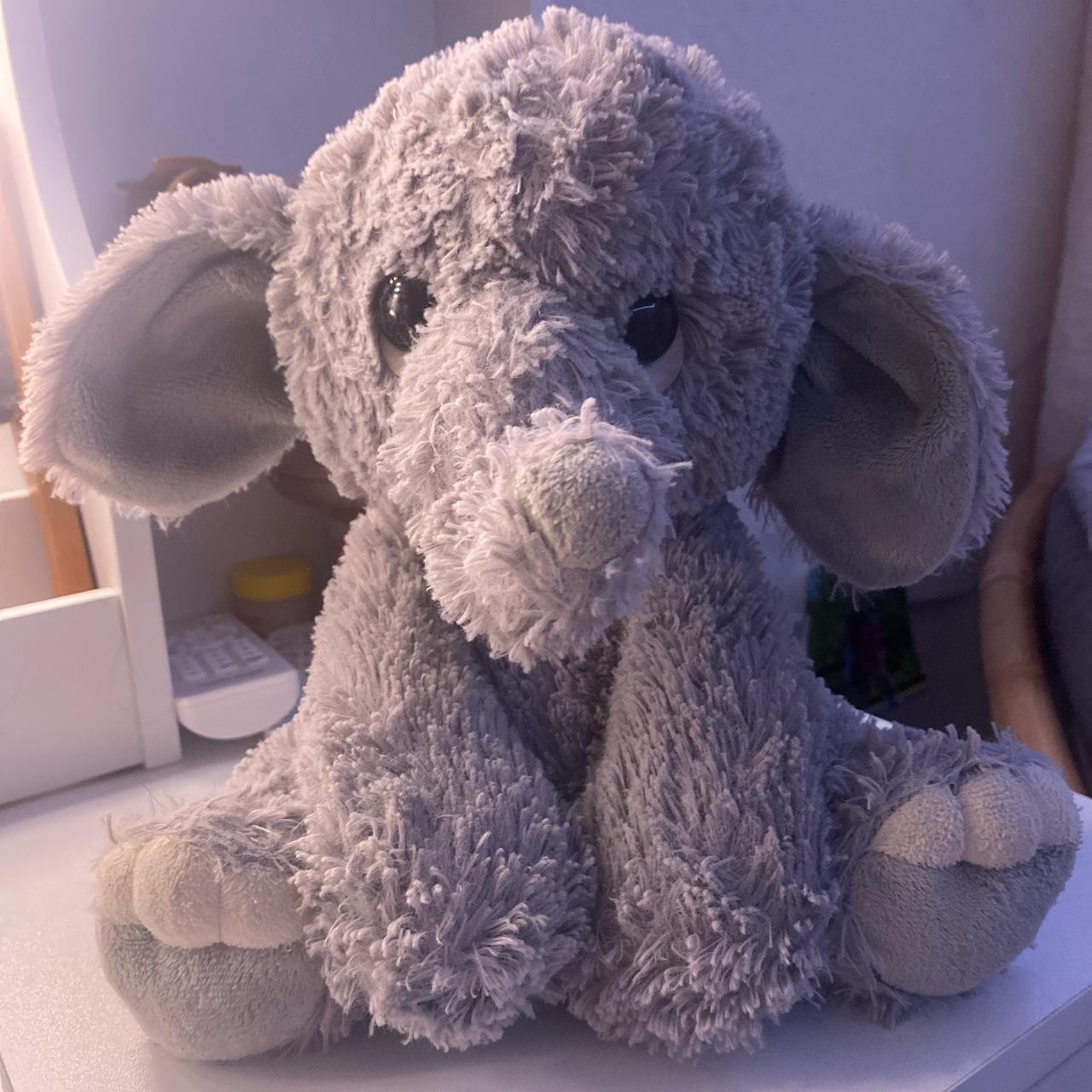 grey elephant stuffed animal! no flaws :) (NOT... - Depop