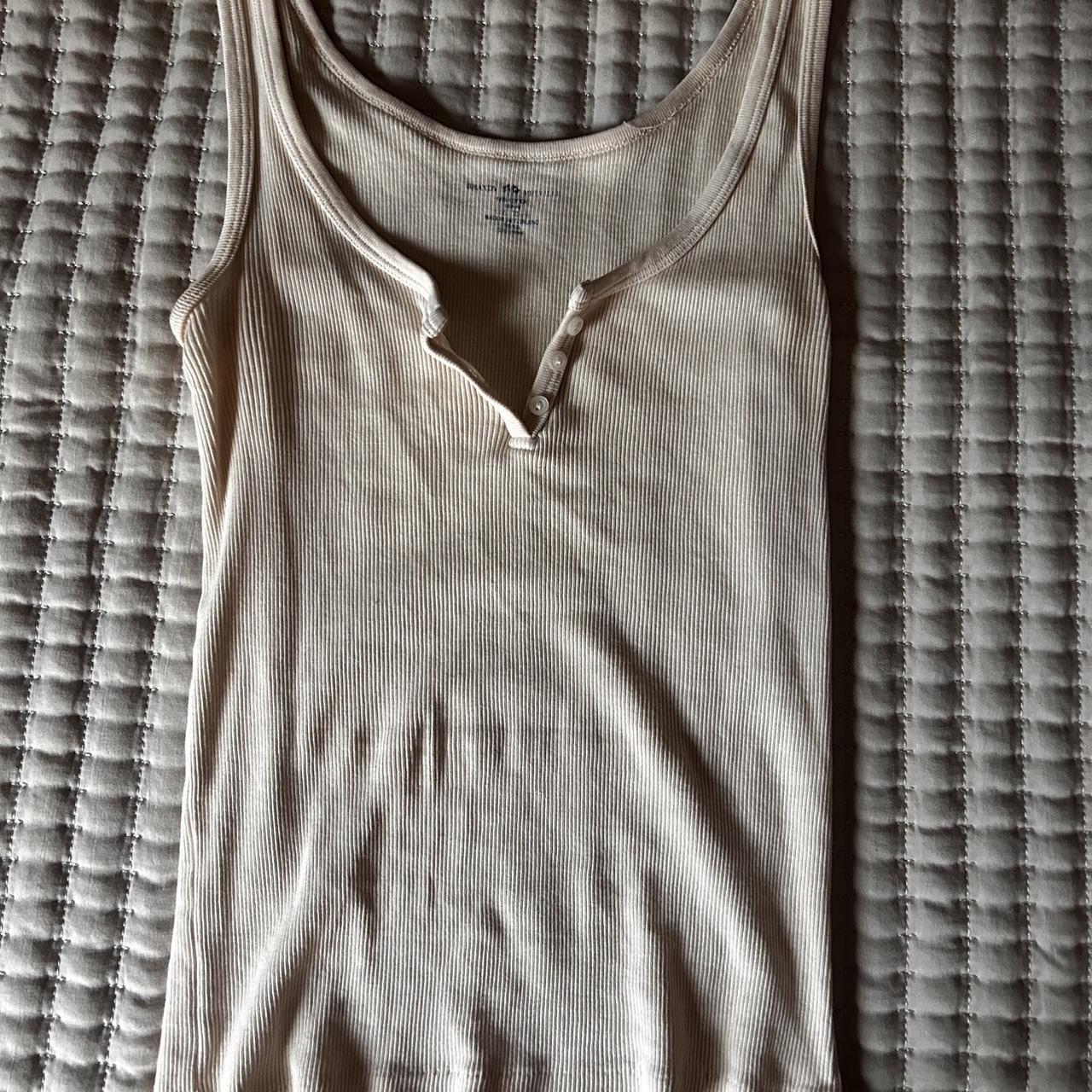 baby pink brandy tank perfect condition fits s-m - Depop